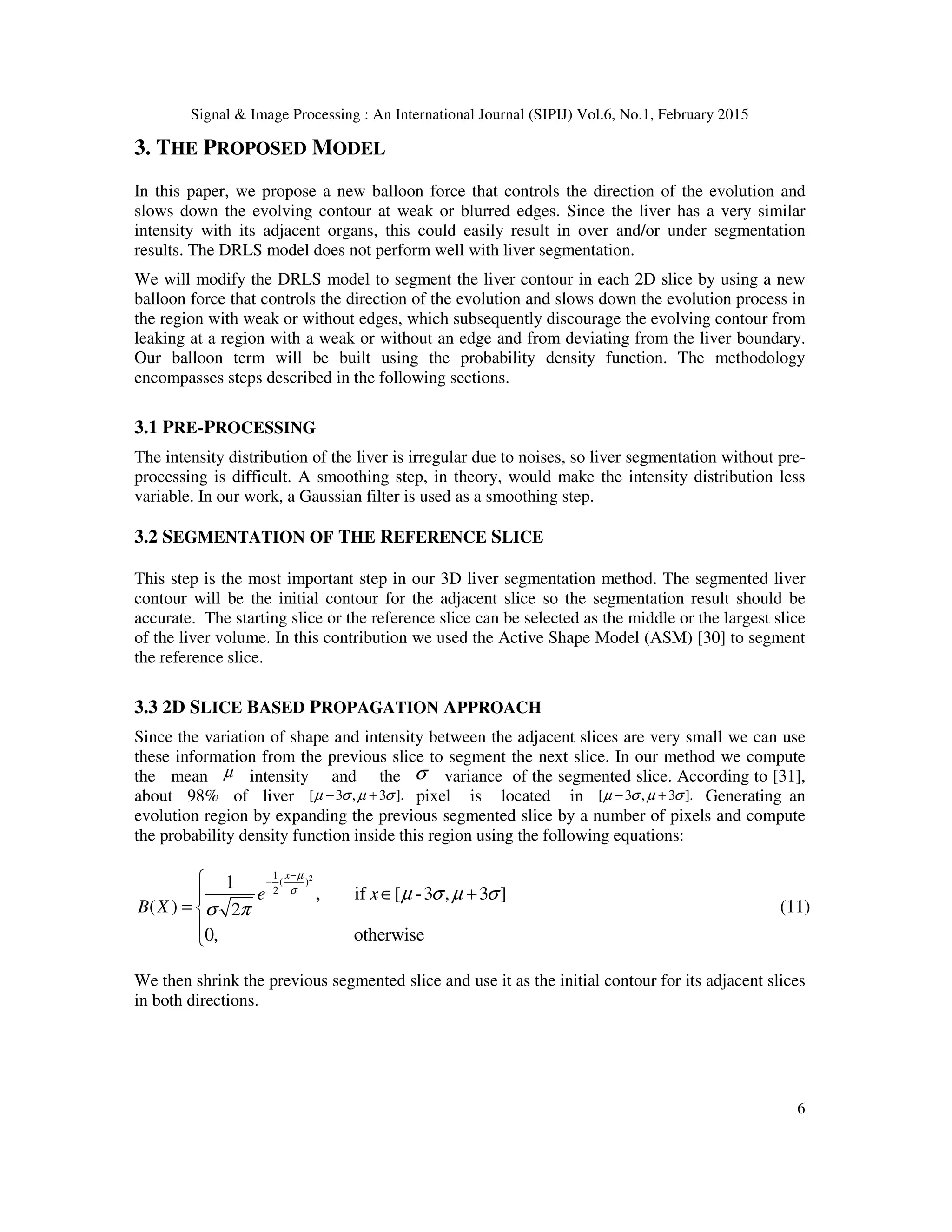 A modified distance regularized level set model for liver segmentation from ct images | PDF