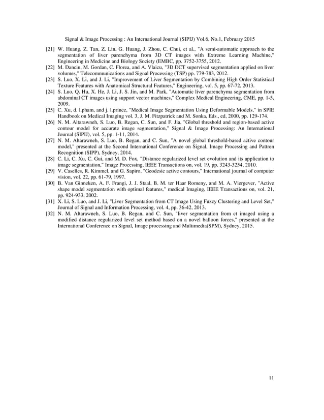 A modified distance regularized level set model for liver segmentation from ct images | PDF