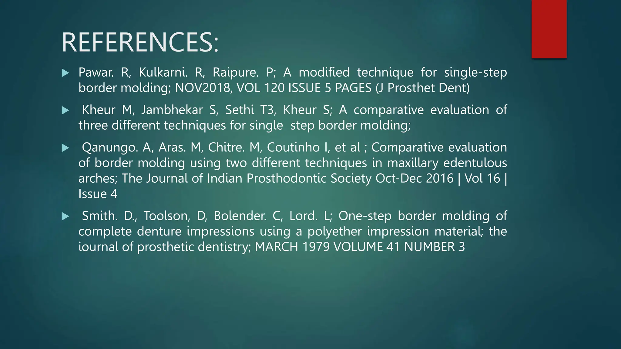 A MODIFIED TECHNIQUE FOR SINGLE STEP BORDER MOLDING.pptx
