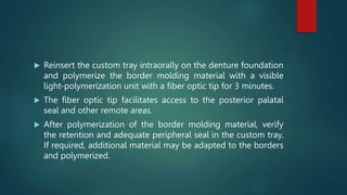 A MODIFIED TECHNIQUE FOR SINGLE STEP BORDER MOLDING.pptx