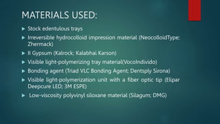 A MODIFIED TECHNIQUE FOR SINGLE STEP BORDER MOLDING.pptx