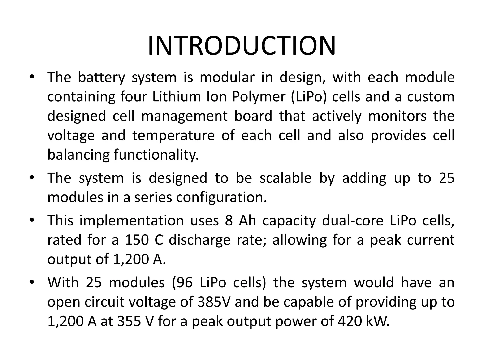 A modular high power battery system for pulsed | PPTX