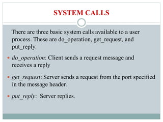 Amoeba distributed operating System | PPTX