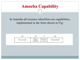 Amoeba distributed operating System | PPTX