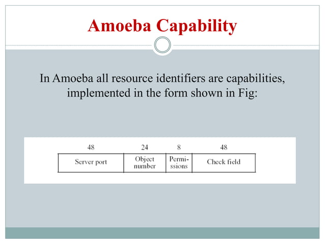Amoeba distributed operating System | PPTX | Operating Systems | Computer Software and Applications