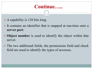 Amoeba distributed operating System | PPTX