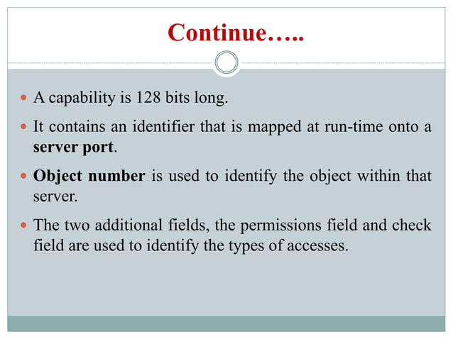 Amoeba Distributed Operating System Ppt