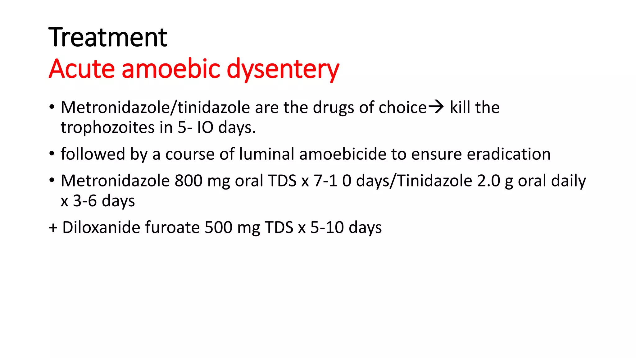 anti-amoebic drugs | PPTX