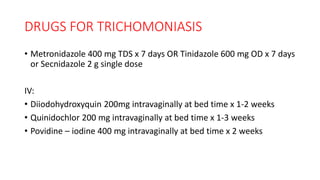 Drugs for protozoan infections ( except malaria) | PPTX | Digestive ...