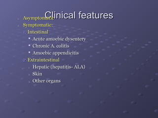 Amoebiasis presentation of microbiology ppt | PPT