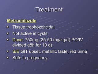 Amoebiasis presentation of microbiology ppt | PPT
