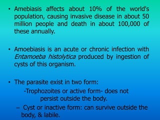 Anti-Amoebic drugs | PPTX