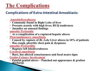 Amoebiasis Signs And Symptoms