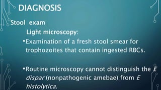 Amoebiasis report | PPTX