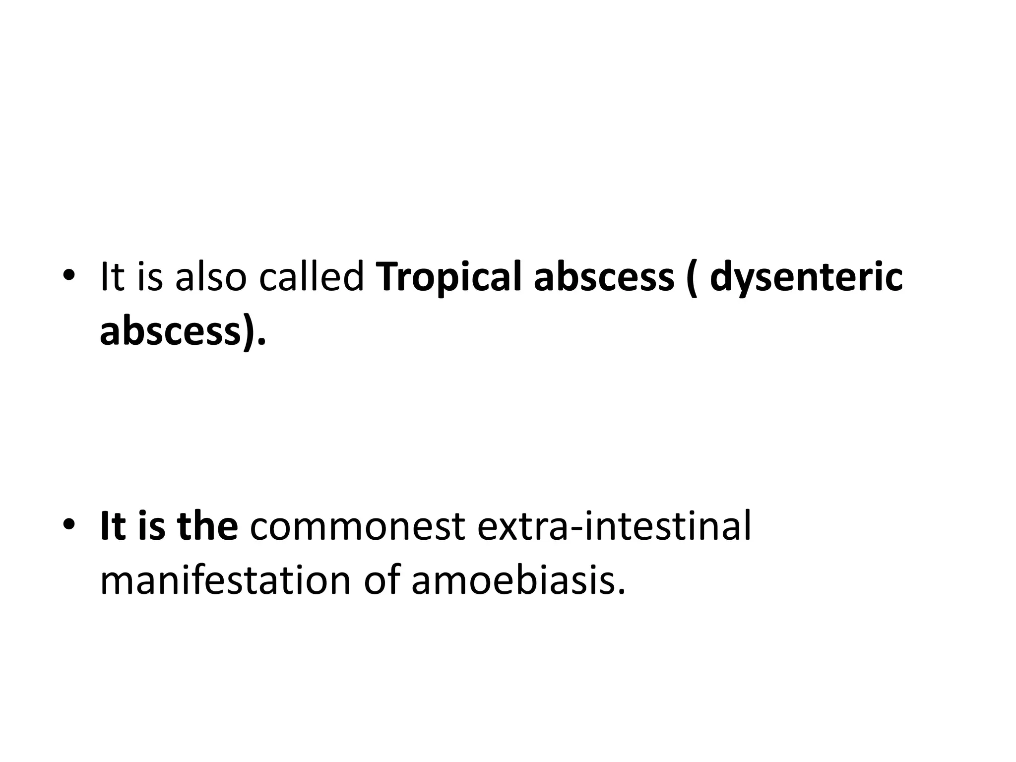 AMOEBIC LIVER ABSCESS | PPTX