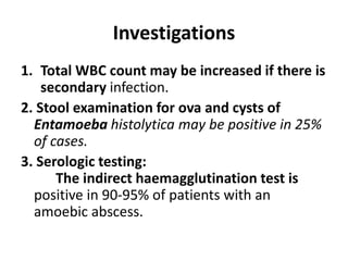AMOEBIC LIVER ABSCESS | PPTX