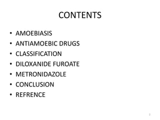 Anti-Amoebic drugs | PPTX