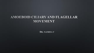 Amoeboid ciliary and flagellar movement ppt pdf.pdf