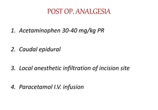 Anesthetic management in ARM, Intestinal obstruction and Duodenal ...