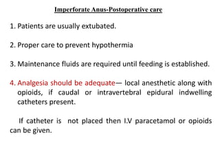 Anesthetic management in ARM, Intestinal obstruction and Duodenal ...