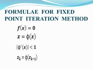 NUMERICAL METHODS | PPTX