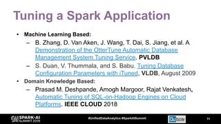 Auto-Pilot for Apache Spark Using Machine Learning | PPT