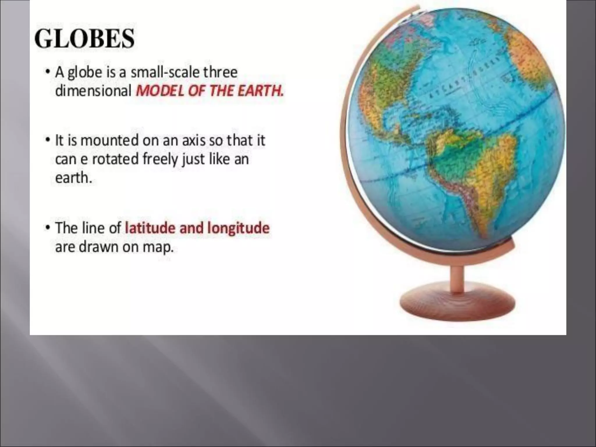 MAPS AND GLOBES ICSE LESSON1 | PPT