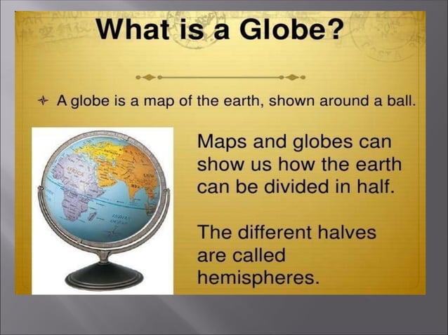 MAPS AND GLOBES ICSE LESSON1 | PPT