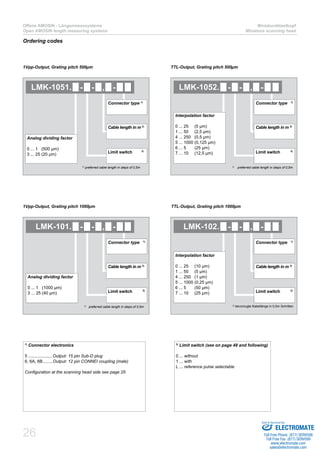 Amo incremental _length_encoder_catalog | PDF