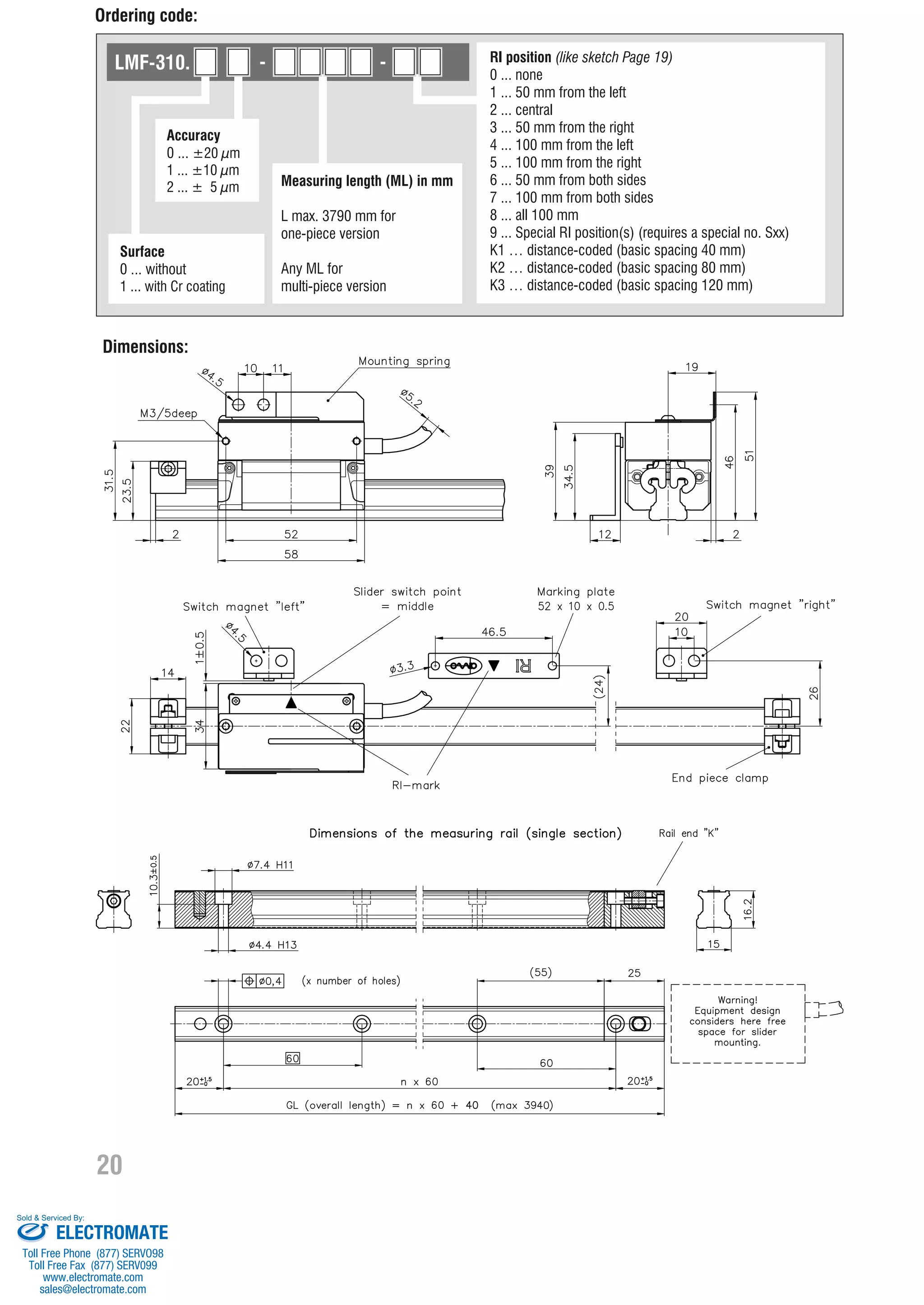 AMO Inductive Encoders LMI | PDF