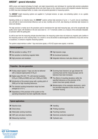 AMO Inductive Encoders LMI | PDF