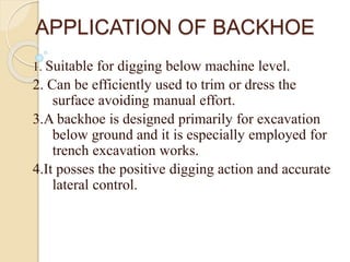 BACKHOE CONSTRUCTION EQUIPMENT | PPTX