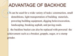BACKHOE CONSTRUCTION EQUIPMENT | PPTX