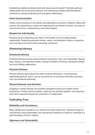 How do we relationship | PDF