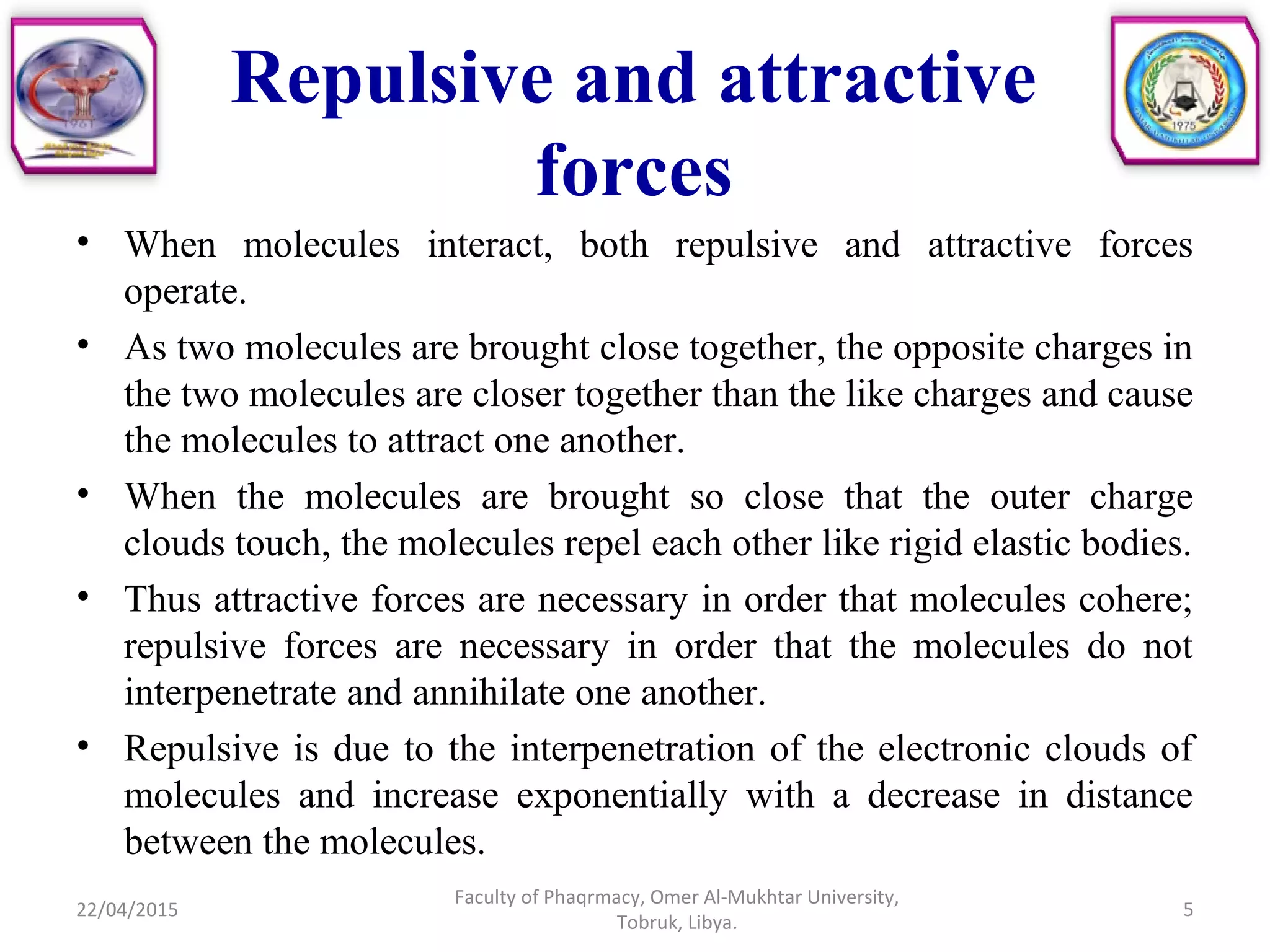 Molecular structure, properties and state of matter | PPT
