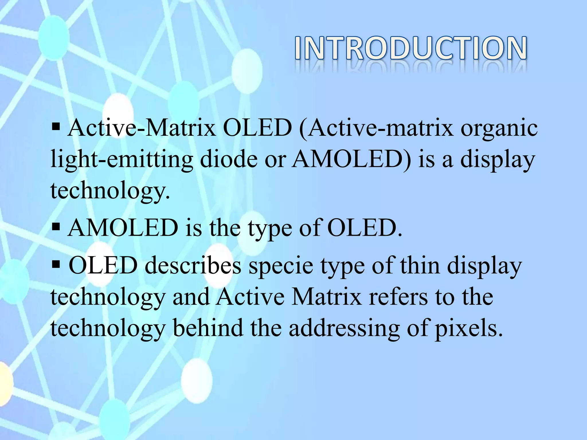 Amoled display | PPT