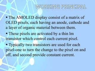 Amoled display | PPT