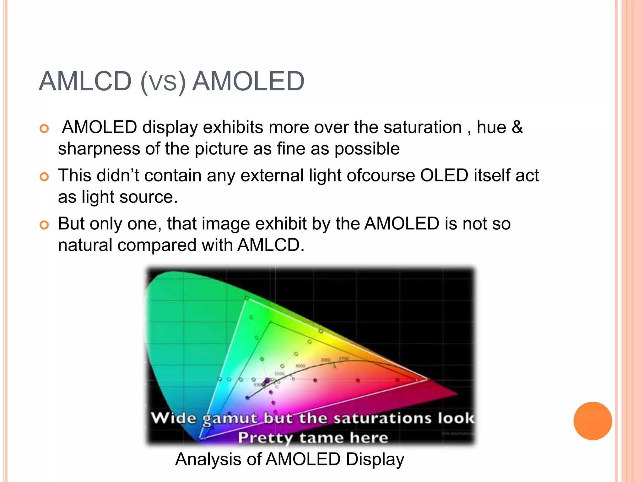 Amoled main presentation | PPTX