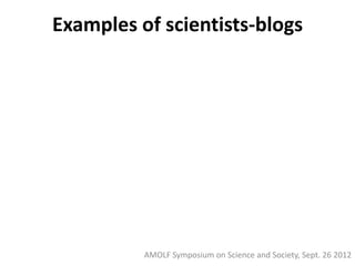 Amolf: popularizing science, many ways to reach the public | PDF | Science