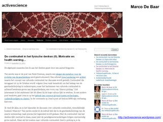 Amolf: popularizing science, many ways to reach the public | PDF | Science