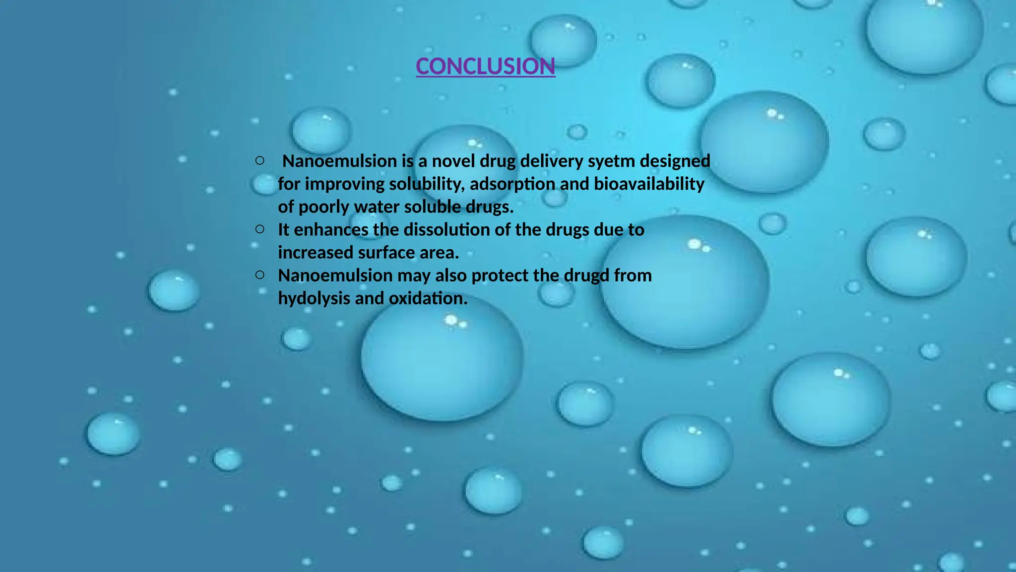 AMOL IGAVE PPT. - A Review On Nanoemulsion: An Advanced Drug Delivery System | PPTX