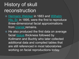 SKULL RECONSTRUCTION | PPTX