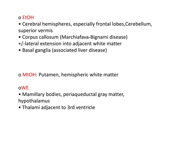 Amol toxic and metabolic encephalopathy syndrome | PPTX