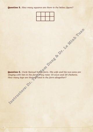 Amo mock test #1 grade 2 | PDF