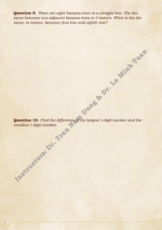 Amo mock test #1 grade 2 | PDF