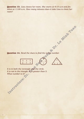 Amo mock test #1 grade 2 | PDF