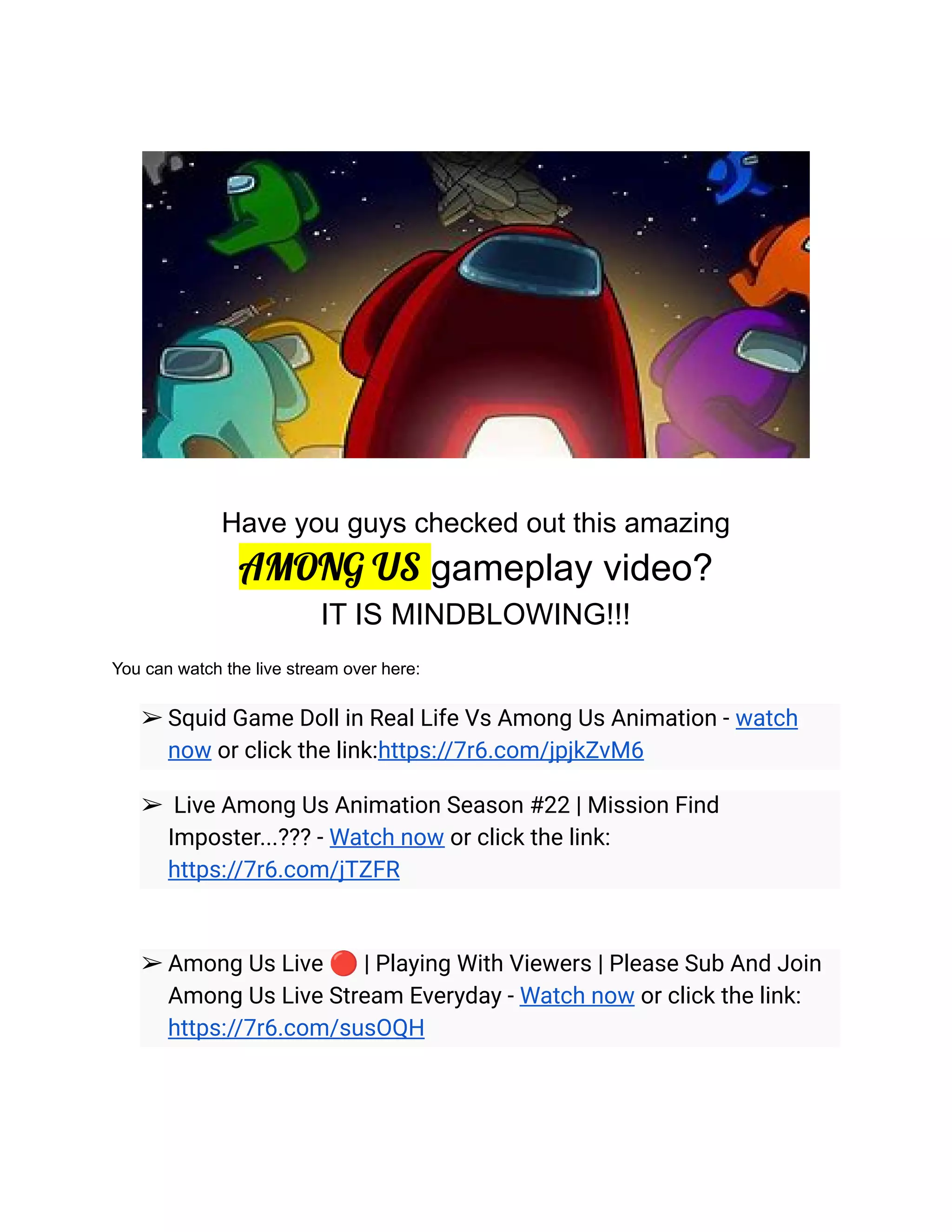 Among us gameplay | PDF | Video Gaming