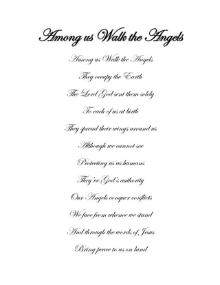 Among us walk the angels pdf | PDF