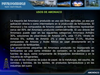 Amoniaco y urea | PPT