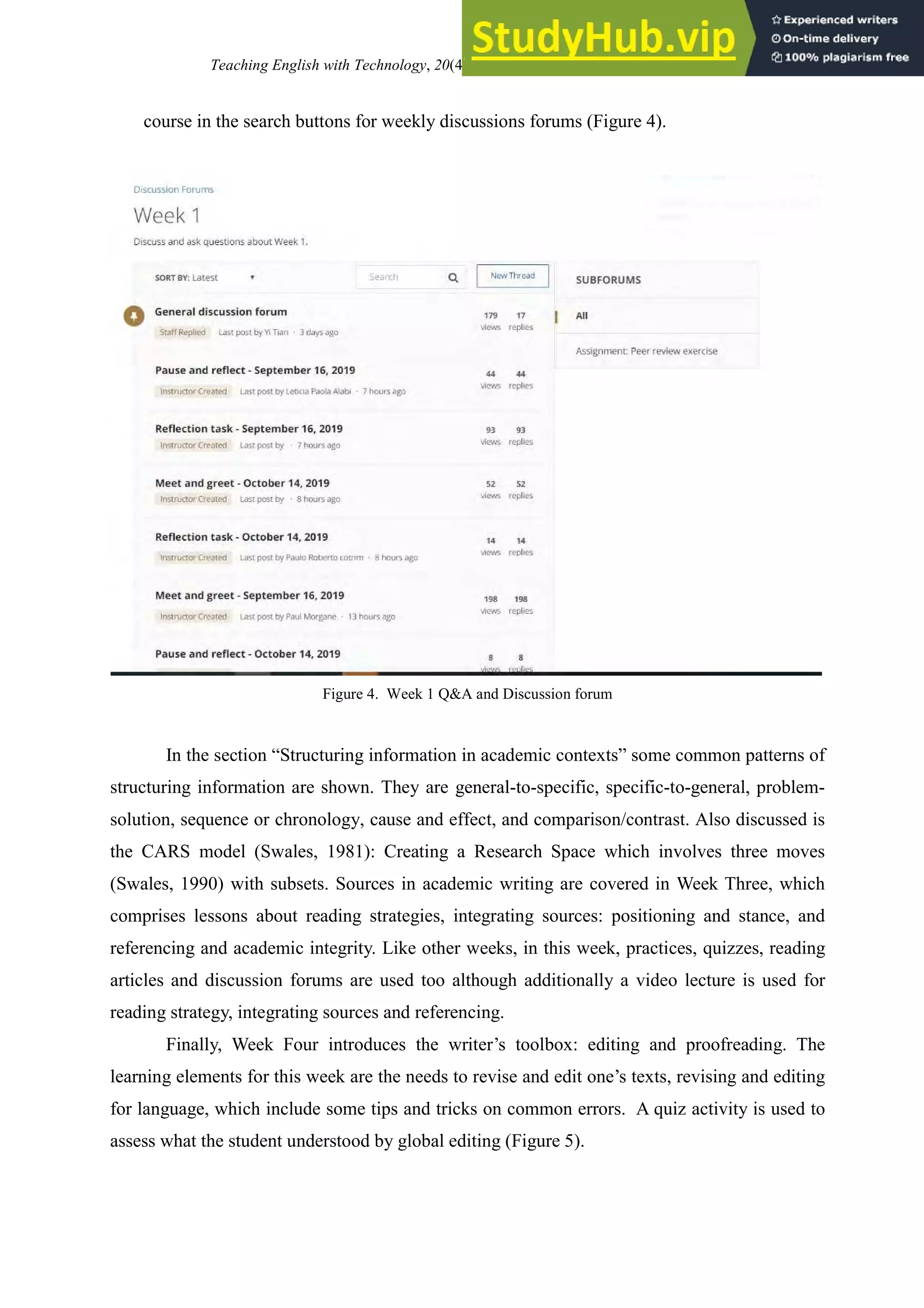 A Mooc Review Writing In English At University Weu | PDF